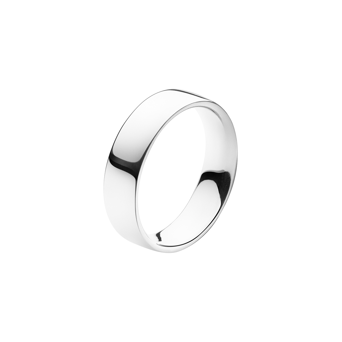 Georg Jensen Magic Platinum Band Ring | British Diamond Company